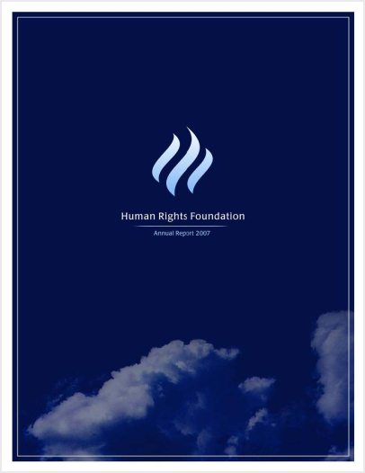 2007 Annual Report - Human Rights Foundation